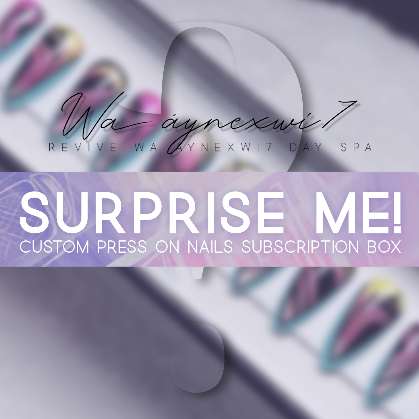 SURPRISE ME! Custom Perfect Fit Press On Nails Subscription Box ...